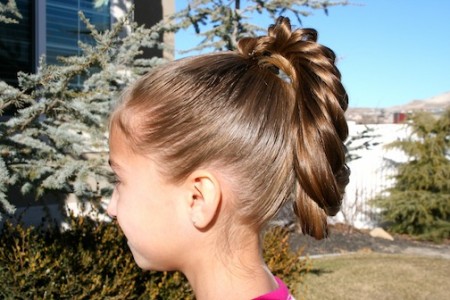 Cage Braid Ponytail | 5-Minute Hairstyles - Cute Girls Hairstyles