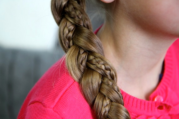 Simple Braid with Micro-Braid Accents | Braided Hairstyles - Cute Girls ...