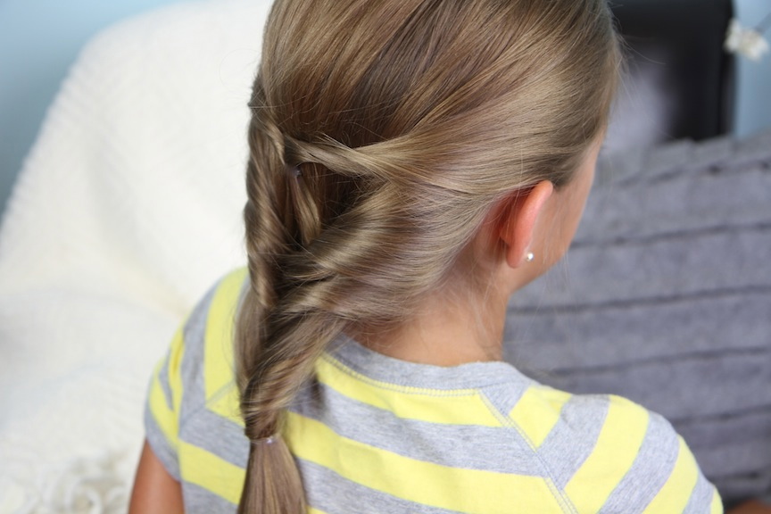 Quadruple-Flipped Ponytail #2 | Easy Hairstyles - Cute Girls Hairstyles