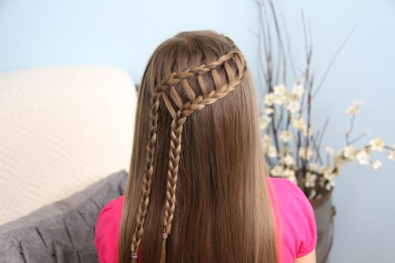 Feather Waterfall & Ladder Braid Combo | 2-in-1 Hairstyles - Cute Girls ...