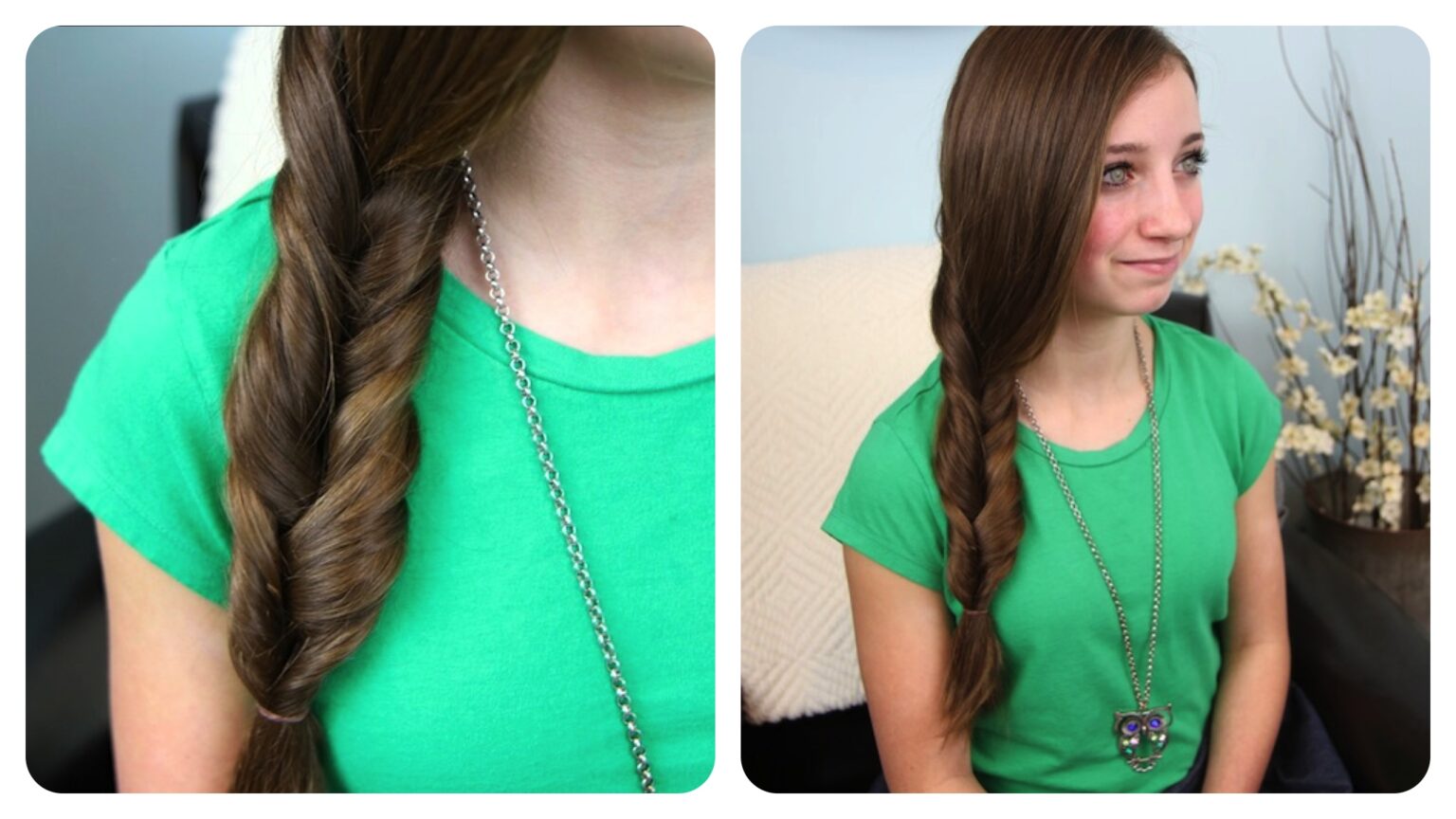 Faux Fishtail Braid | Easy Braid Hairstyles - Cute Girls Hairstyles