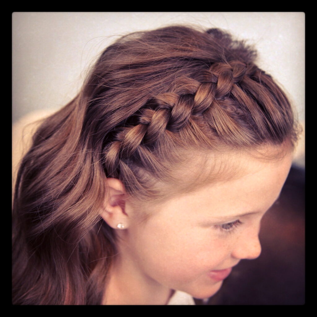 Dutch Lace Braided Headband | Braid Hairstyles - Cute Girls Hairstyles