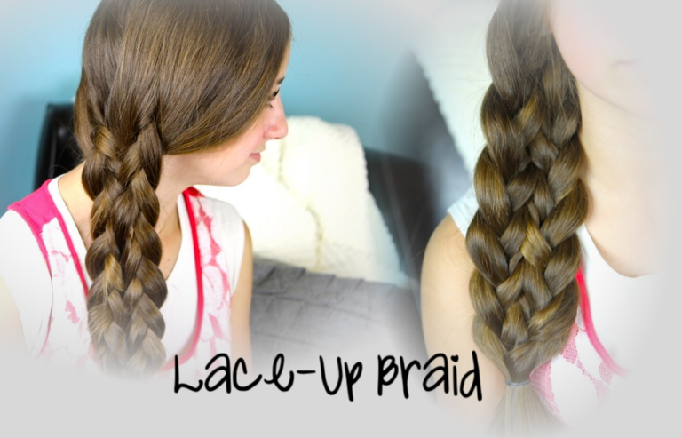 Lace-Up Braid | Easy Braid Hairstyles - Cute Girls Hairstyles
