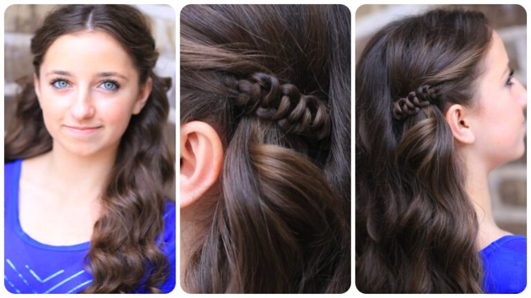 How to create a Sides-Up Slide-Up Hairstyle - Cute Girls Hairstyles