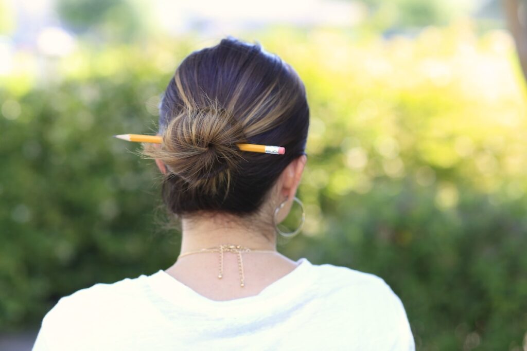 3 Easy Pencil Bun Ideas | Back-to-School Hairstyles - Cute Girls Hairstyles