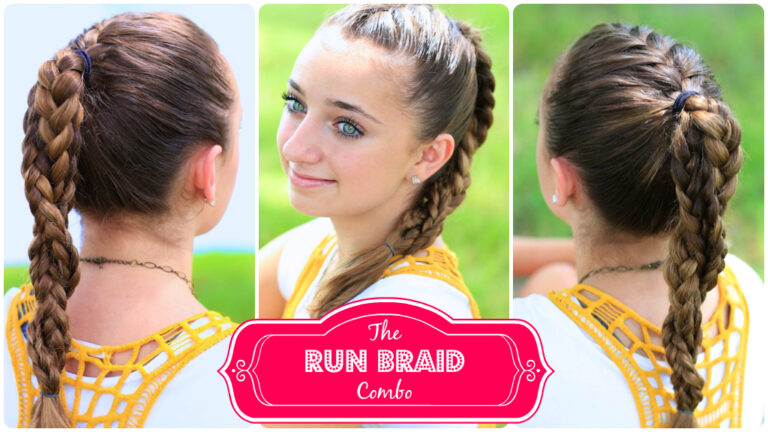 The Run Braid Combo | Hairstyles for Sports - Cute Girls Hairstyles