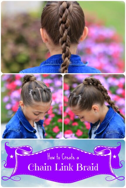 How to Create a Chain Link Braid - Cute Girls Hairstyles