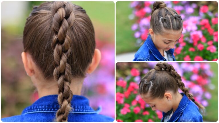 How to Create a Chain Link Braid - Cute Girls Hairstyles