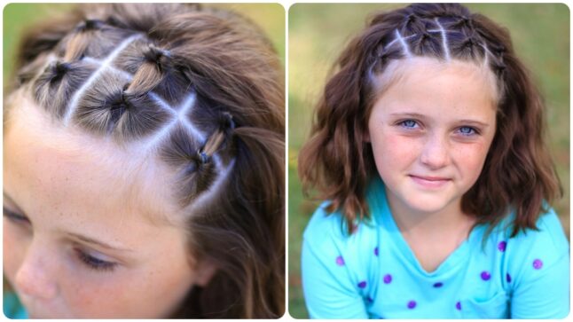 Double Flip-Under Accents | Easy Hairstyles - Cute Girls Hairstyles