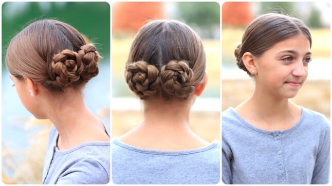 Prim's Braided Bun Updo | Mockingjay Hairstyles - Cute Girls Hairstyles