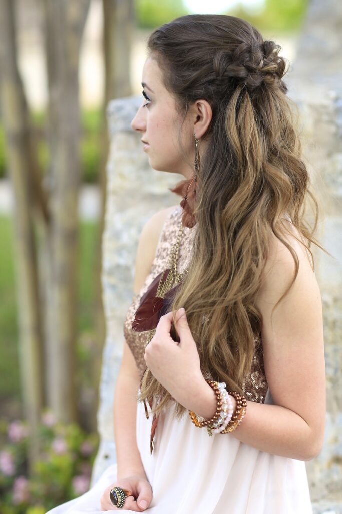 Braided Half Up | Prom Hairstyles - Cute Girls Hairstyles