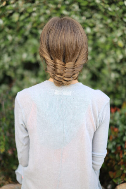 The Woven Updo - Cute Girls Hairstyles