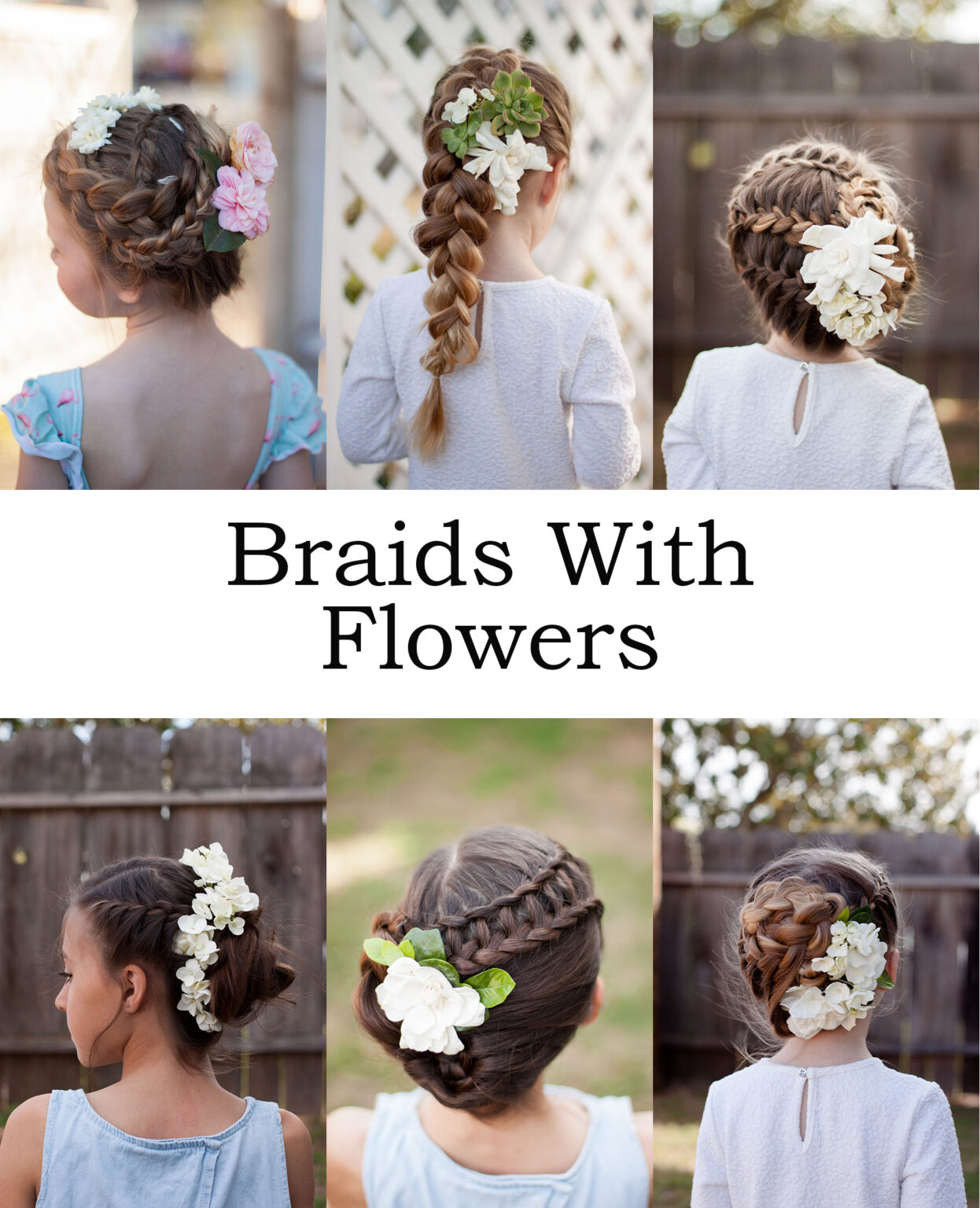 Braids With Flowers - Cute Girls Hairstyles