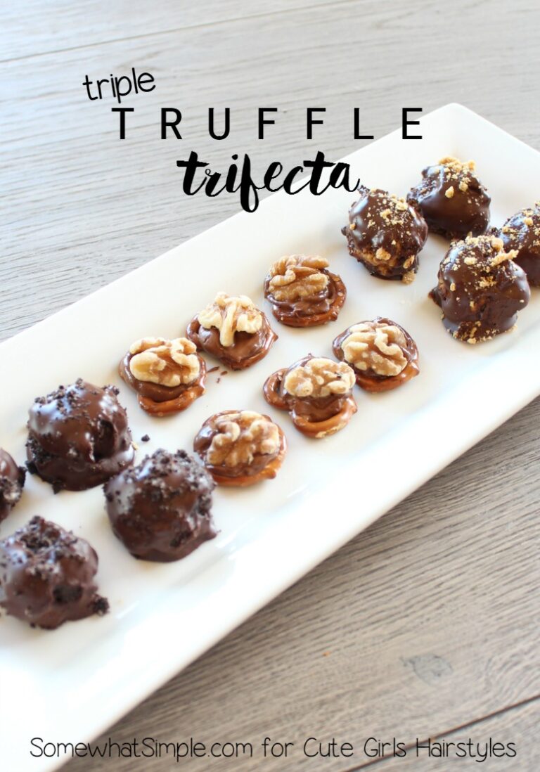 Triple Truffle Trifecta - Cute Girls Hairstyles