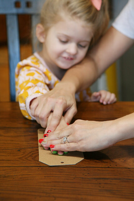 Handprint Christmas Ornaments - Cute Girls Hairstyles