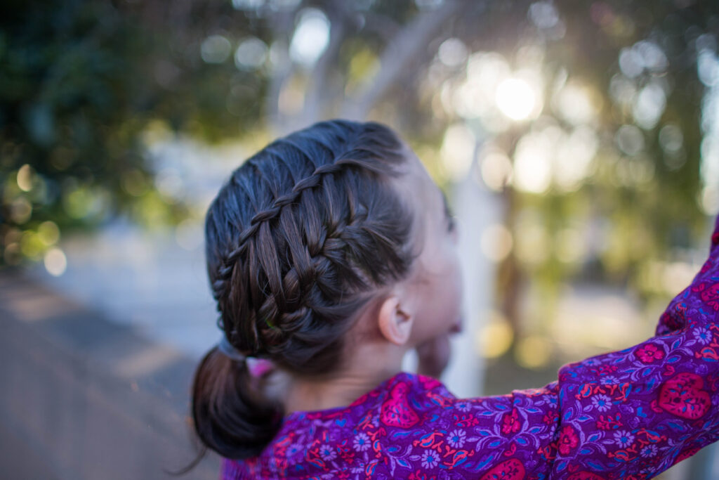 Gym Braid Combo - Cute Girls Hairstyles