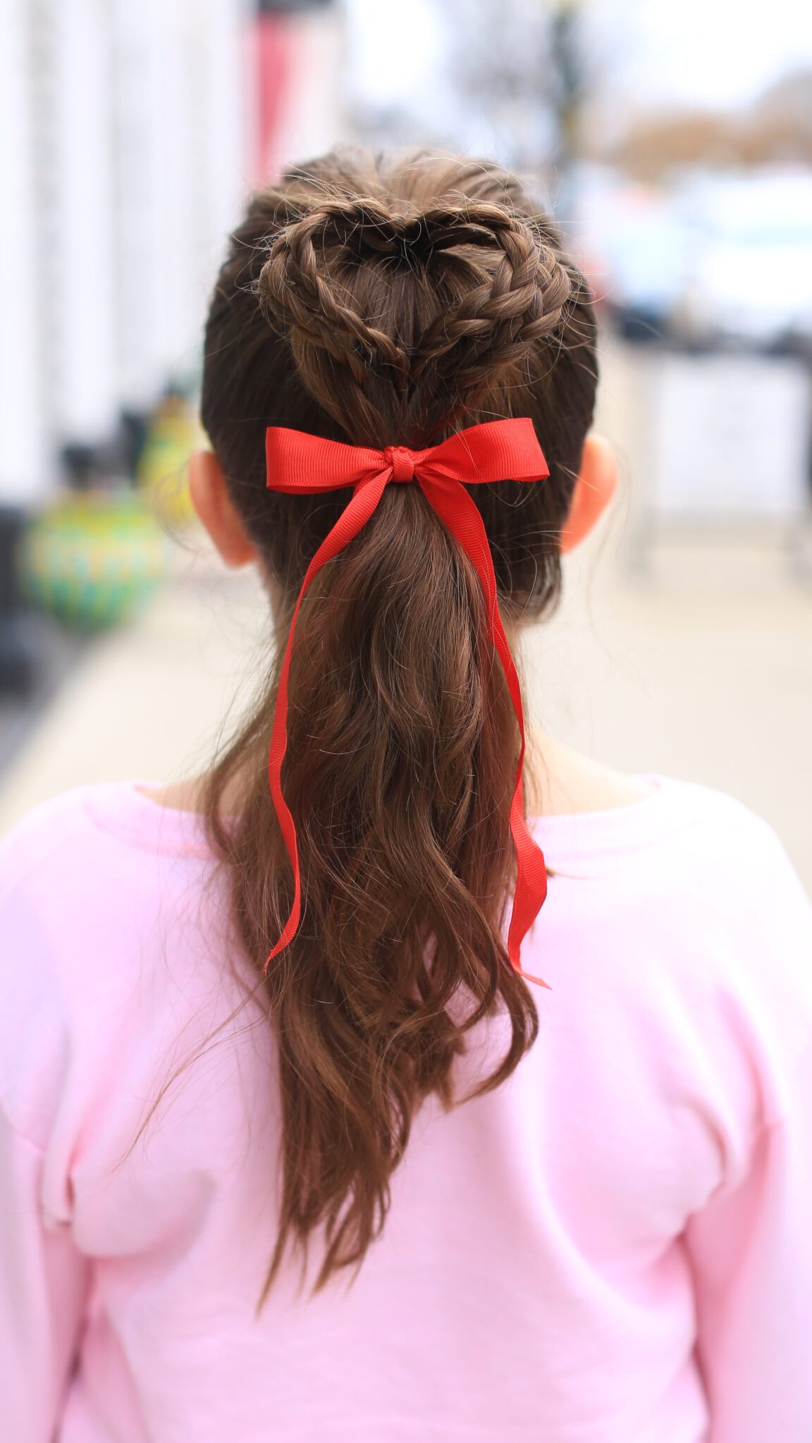 Double Heart Ponytail - Cute Girls Hairstyles