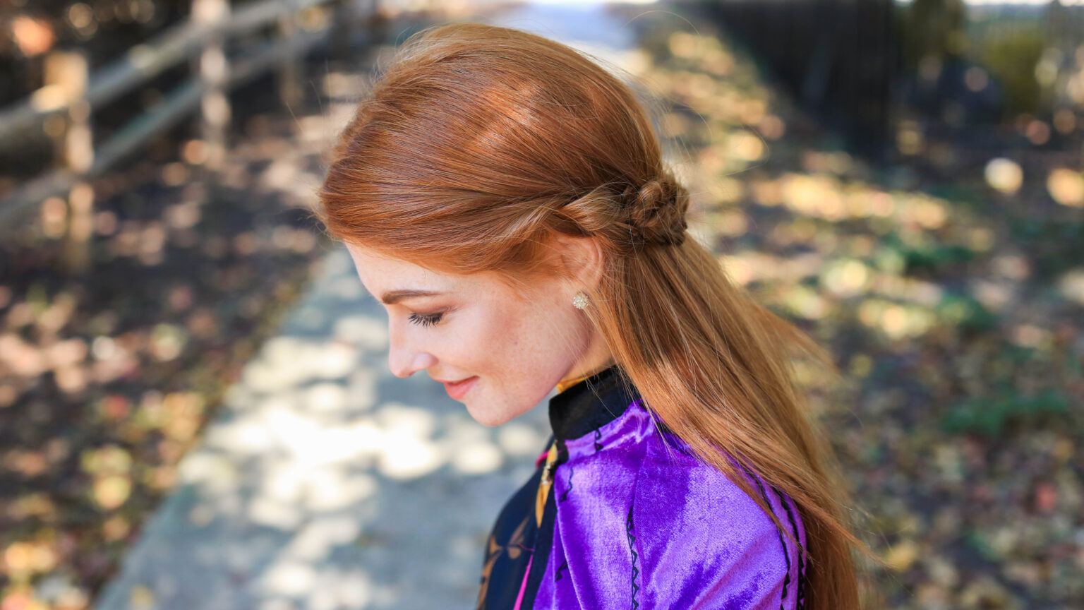 Frozen 2 Anna's Double Braid-Back - Cute Girls Hairstyles