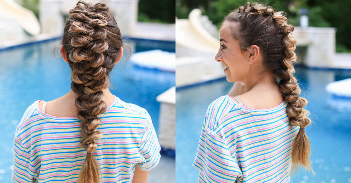 French Wrap Braid | Summer Hairstyle - Cute Girls Hairstyles